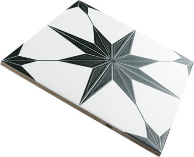 Merola Tile Stella 10" x 10" Porcelain Patterned Wall & Floor Tile ...