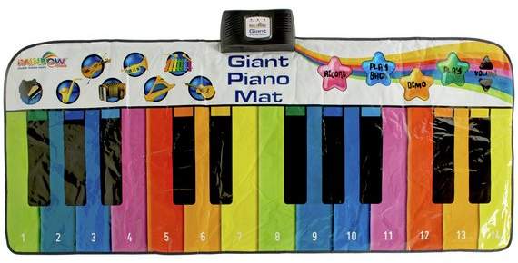 Rainbow Colours 6ft Giant Piano Mat - ShopStyle Toys