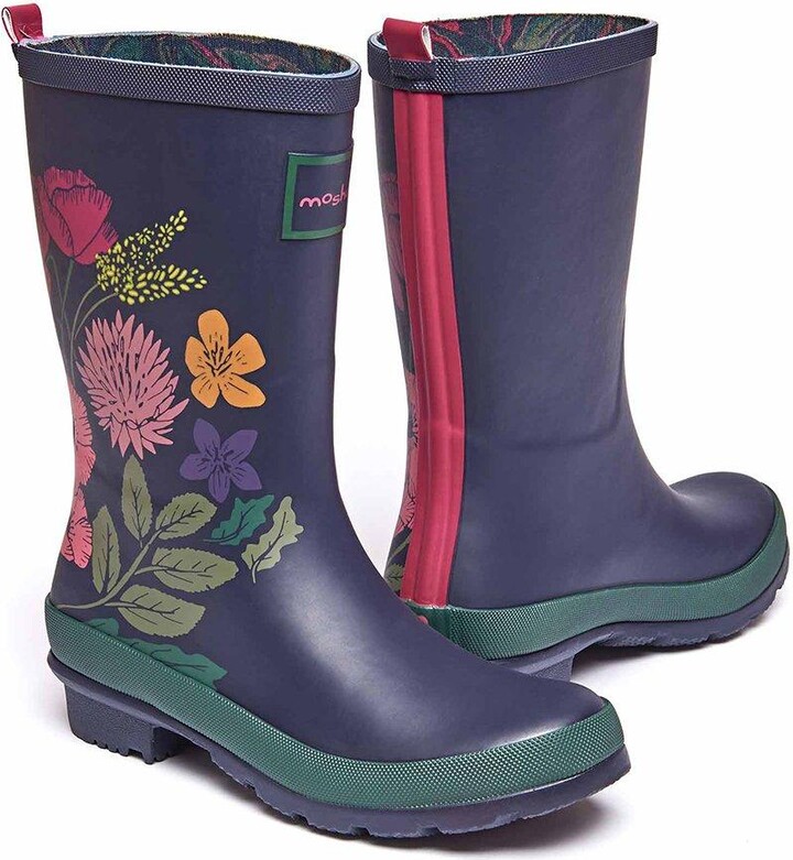 Moshulu 'Downpour' Patterned Wellies - ShopStyle Boots