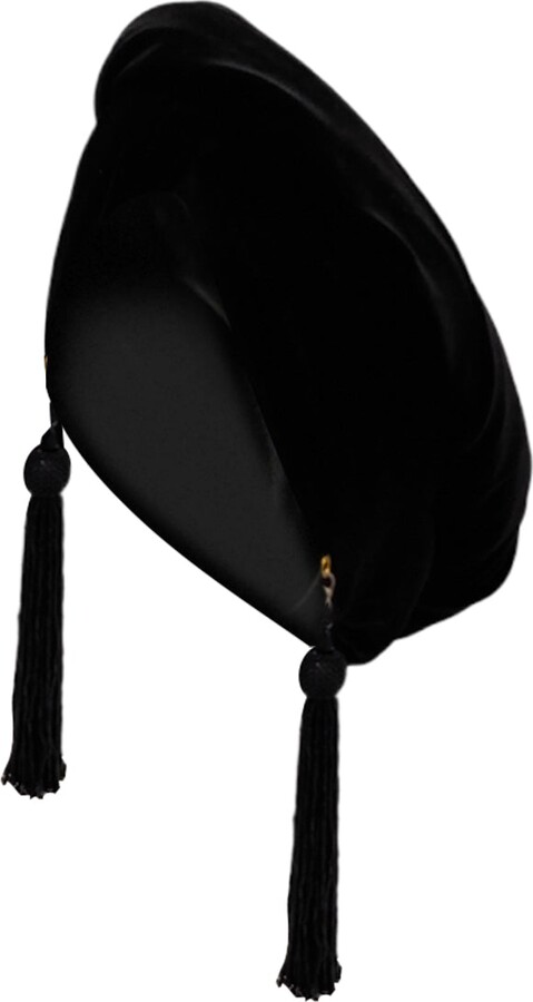 Julia Clancey - Jet Luxe Turban - ShopStyle Hats