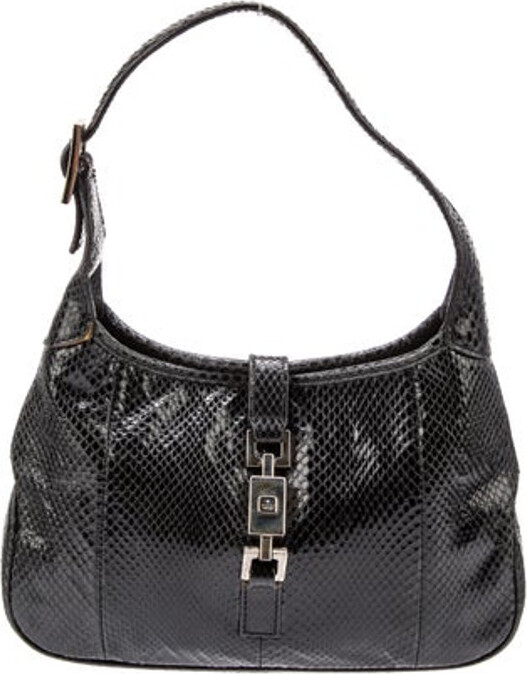 Gucci Python Jackie Handle Bag - ShopStyle
