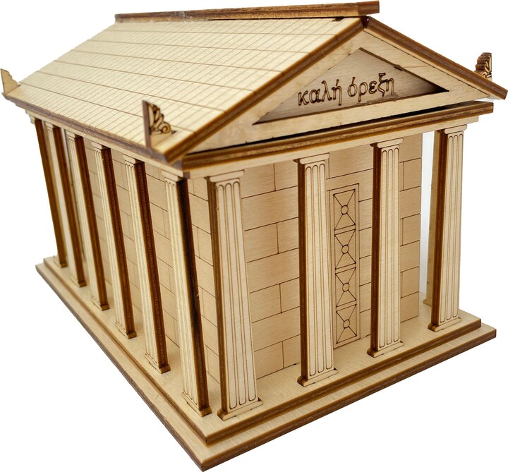 Etsy Ancient Greek Temple With Hidden Box Compartment Inside ...