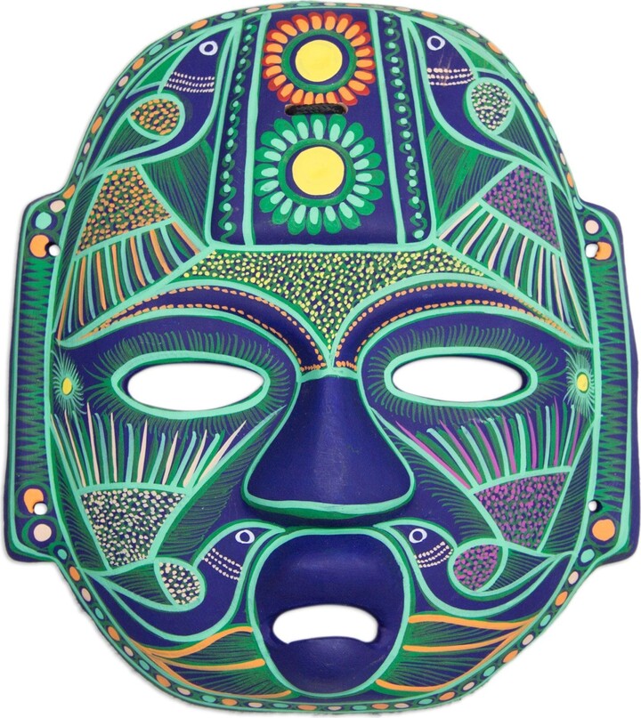 Novica Jade Olmec Lord Ceramic Mask - ShopStyle Artwork