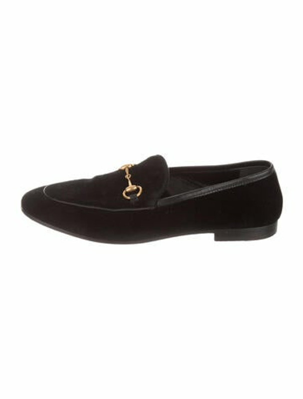 Gucci Jordaan 1955 Horsebit Accent Loafers Black - ShopStyle Flats