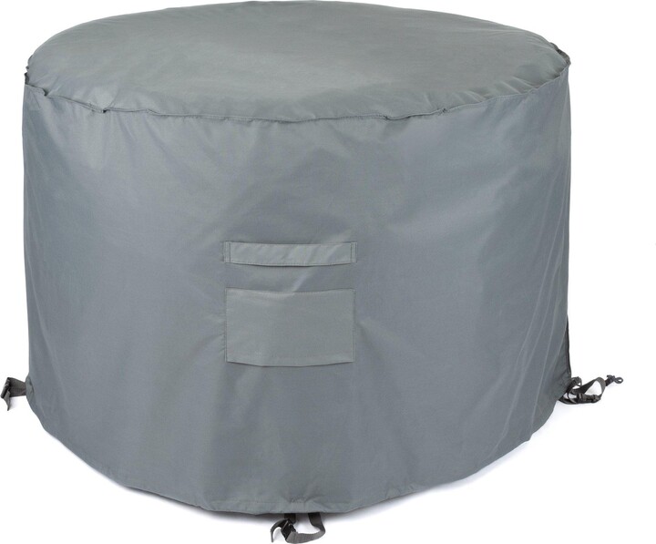 LIVIVO Premium Large Round Waterproof Outdoor Garden Patio Table and ...