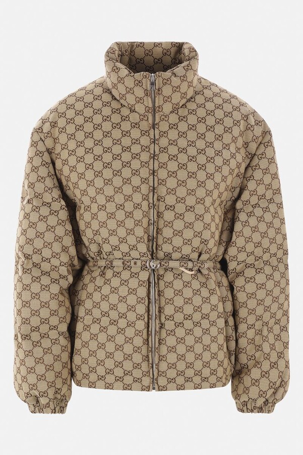 Gucci Gg Supreme Down Jacket - ShopStyle