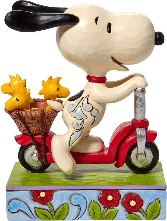 Jim Shore 6.5" Scootin' Around Snoopy Peanuts - Decorative Figurines ...