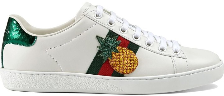 Gucci Ace embroidered low-top sneaker - ShopStyle