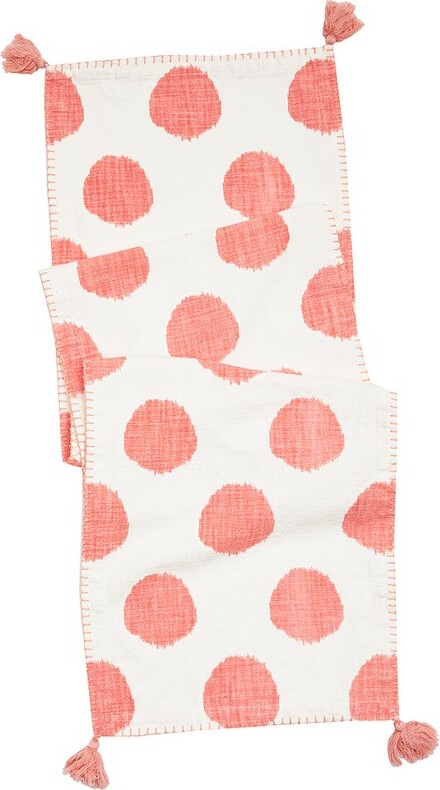 carol & frank 14" x 72" Dot Azalea Table Runner - ShopStyle