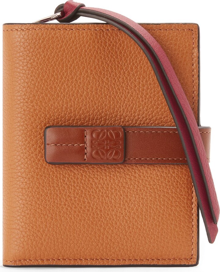 Loewe Luxury Compact zip wallet in soft grained calfskin - ShopStyle