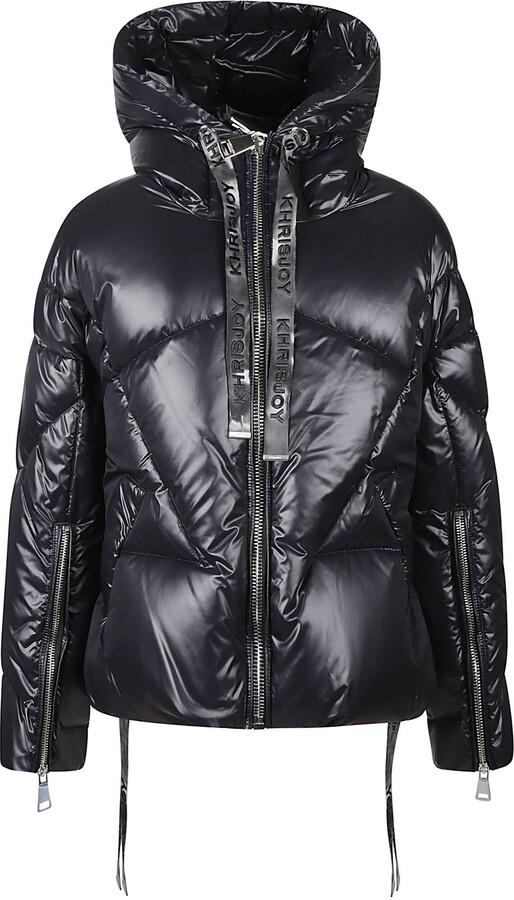 KHRISJOY Iconic Shiny Padded Jacket - ShopStyle Down & Puffer Coats