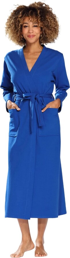 DKaren Women's Melisa Terry Towelling Bathrobe Without Hood Clothes ...