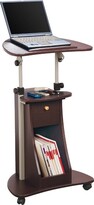 Techni Mobili Rolling Adjustable Laptop Cart with Storage - ShopStyle