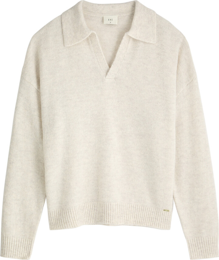 Che Atticus Brushed-knit Polo Jumper - ShopStyle Cashmere Knitwear