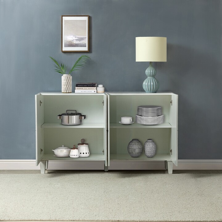 Candice 58" Buffet Sideboard Cabinet with 2 Adjusted Shelves by HULALA ...