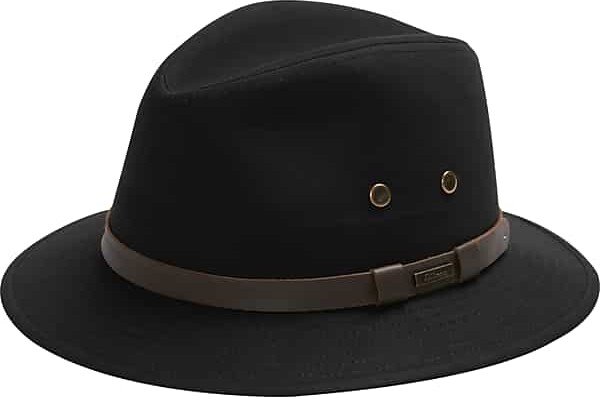 Biltmore Men's Rain Safari Fedora Blk Rain Safari - ShopStyle Hats