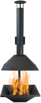 Sunnydaze Decor Steel Outdoor Wood-Burning Modern Backyard Chiminea Fire Pit - ShopStyle