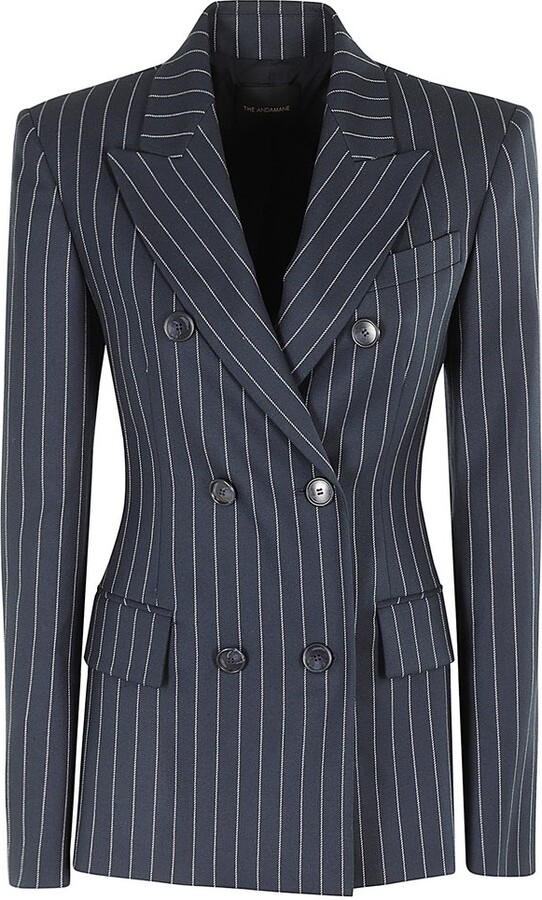 The Andamane Striped Button-Up Suit - ShopStyle Pants