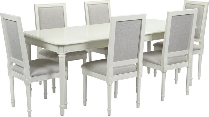 Homy Casa French Farmhouse Style 7-piece Dining Set - ShopStyle