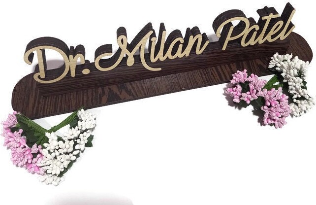 Etsy Personalized Desk Name Plate, Office Plaque, Custom Laser Cut Mdf ...