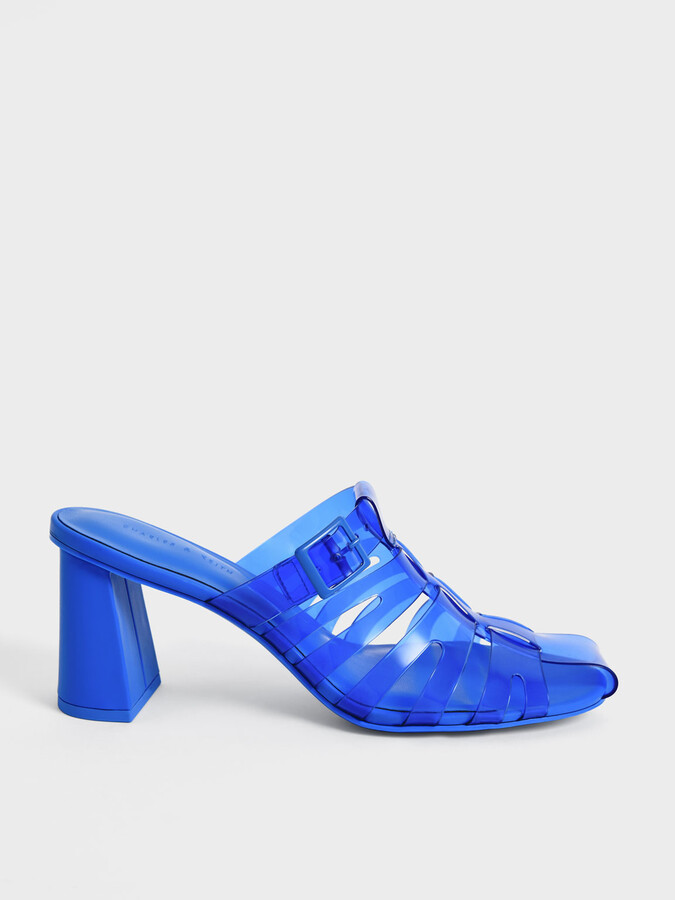 Charles & Keith Madison See-Through Caged Mules - ShopStyle