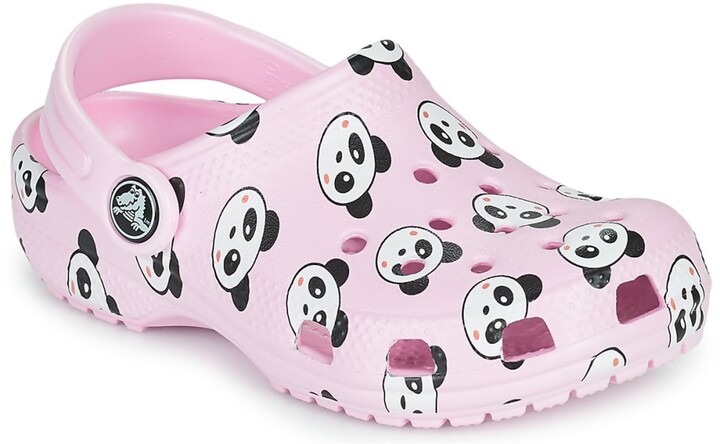 Crocs Childrens/Kids Classic Panda Clogs (Blush Pink) - ShopStyle Girls ...