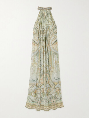 Camilla Exotic Hypnotic Tiered Gathered V-Neck Dress - ShopStyle