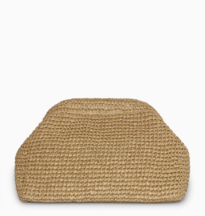 COS Raffia Clutch Bag - ShopStyle