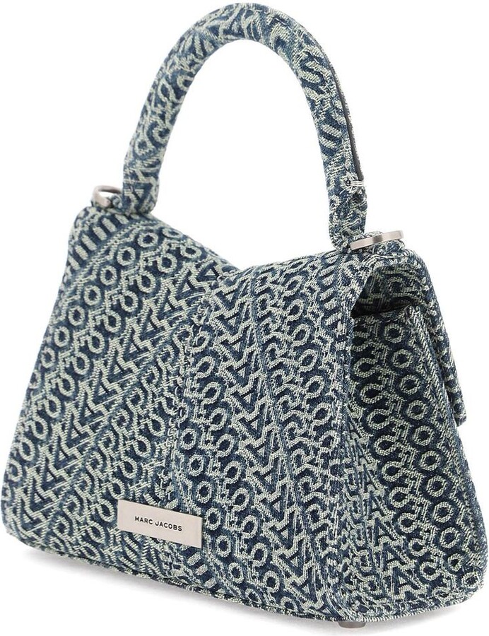 Marc Jacobs the wahed monogram denim st. marc mini top handle ...