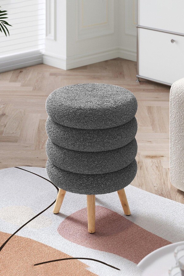 Living and Home Creative Teddy Bear Fabric Footstool - ShopStyle Indoor ...