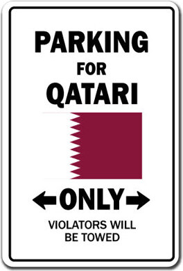 SignMission Parking for Qatari Only SIgn - ShopStyle Desks