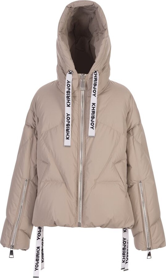 KHRISJOY Sand Khris Iconic Puffer Jacket - ShopStyle
