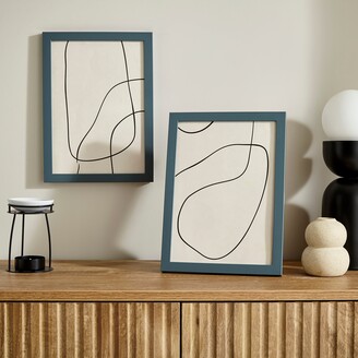 Dunelm Set of 2 Pacific Blue Photo Frames Blue - ShopStyle