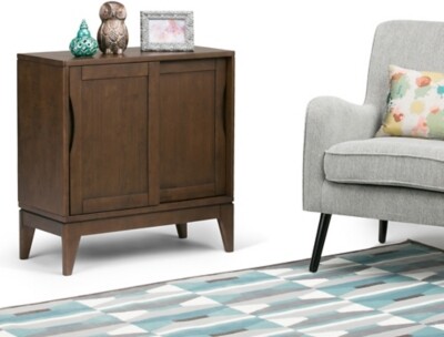 Harper SOLID HARDWOOD 30 inch Wide Mid Century Modern Low Storage ...