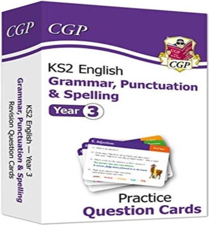 CGP Books KS2 English Year 3 Practice Question Cards: Grammar ...
