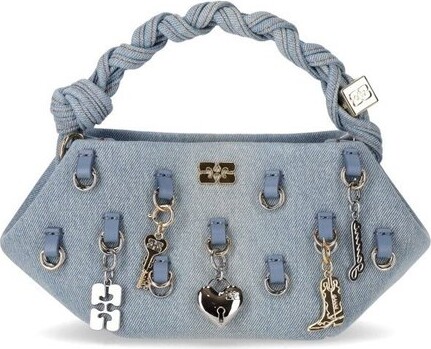 Ganni Bou Charm Denim Mini Bag - ShopStyle