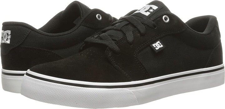 DC Anvil (Black/White/Black) Men's Skate Shoes - ShopStyle