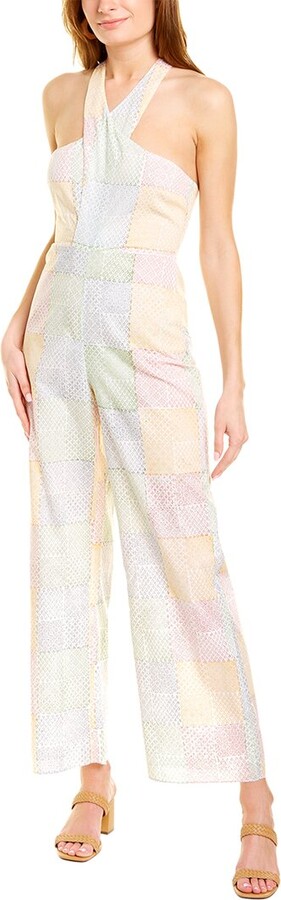 Ash & Eden Sarah Halter Neck Jumpsuit - ShopStyle