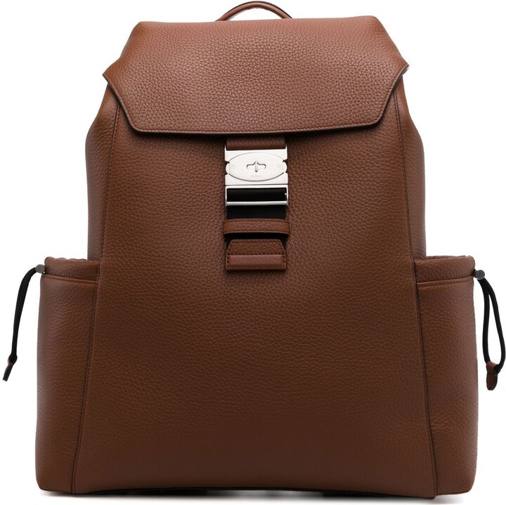 Mulberry Utility Postman leather backpack - ShopStyle