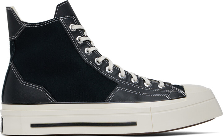 Converse Black Chuck 70 De Luxe Squared Sneakers - ShopStyle
