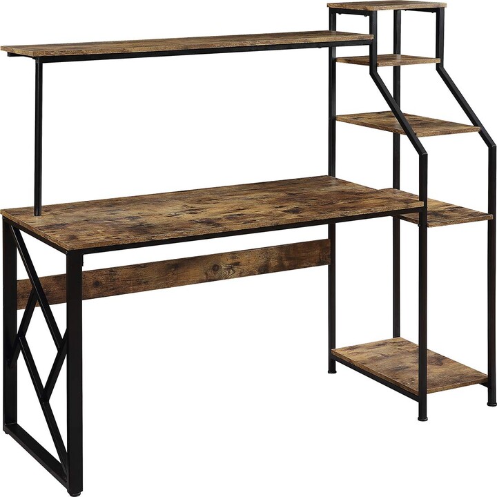 Merax Home Office Multipurpose PC Computer Desk with Hutch and Shelf ...