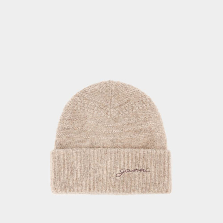 Ganni Soft Beanie - ShopStyle Hats