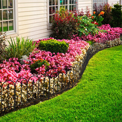 YITAHOME 3 ft. H x 2 ft. W Steel Fence - ShopStyle Garden Decor