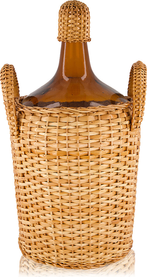 House of Capricorn Camacha Brown & Natural Wicker Glass Jug - ShopStyle