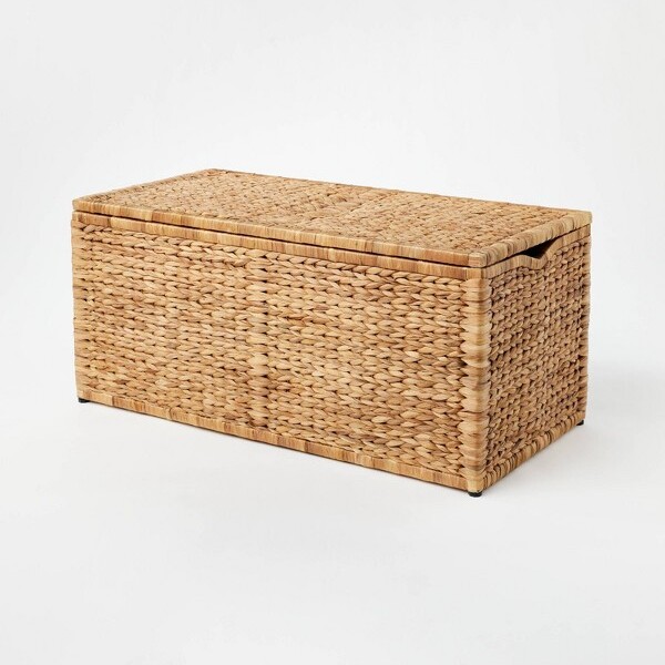 Threshold designed w/Studio McGee Natural Woven Storage Bench ...