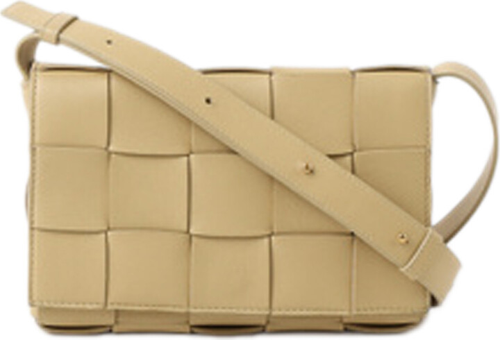 Bottega Veneta Cassette leather crossbody bag - ShopStyle