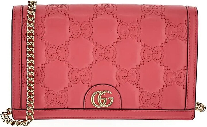 Gucci Gg Matelass Hain Wallet - ShopStyle