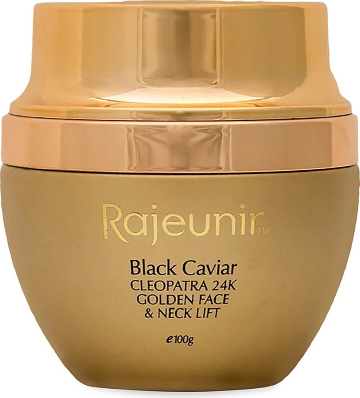 Rajeunir Black Caviar Cleopatra 24K Golden Face & Neck Lift Mask ...