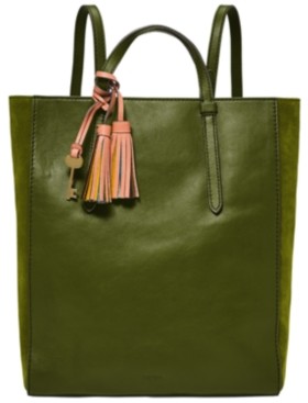 Fossil Women's Camilla Convertible Leather Backpack - ShopStyle