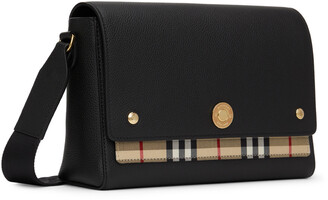 Burberry Note Vintage Checked Crossbody Bag - ShopStyle
